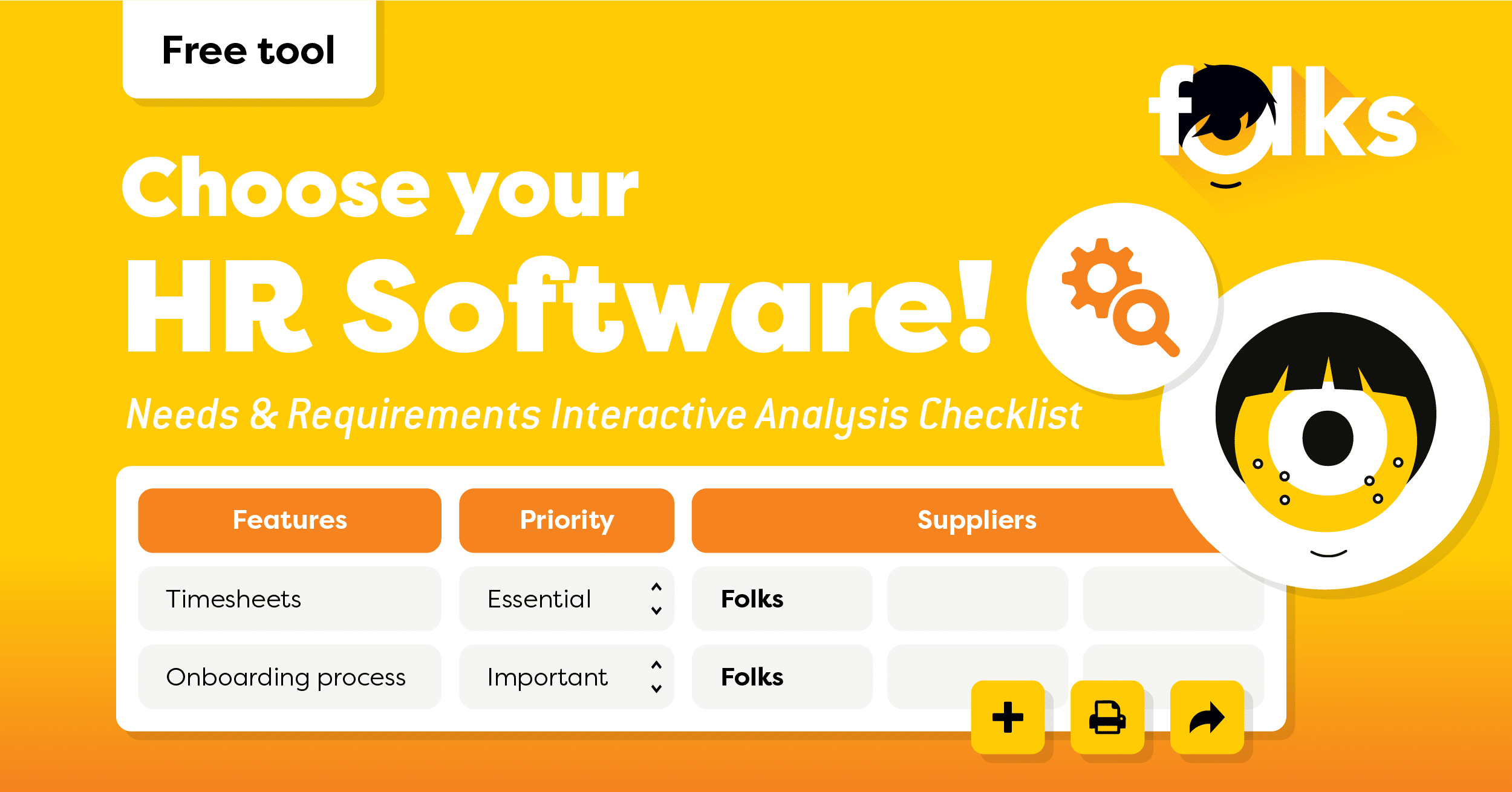 Requirements Checklist - Choose Your HRIS | Folks Requirements Checklist - Choose Your HRIS | Folks
